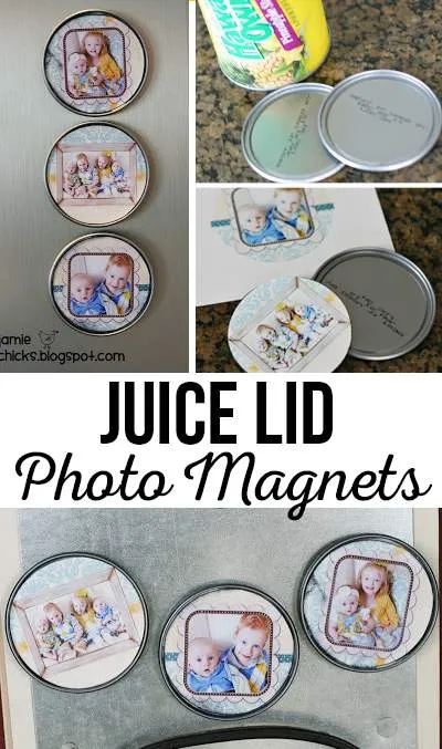 DIY Photo Magnets - The Crafting Chicks