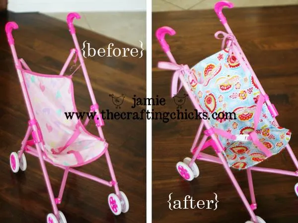 Revamped Sassy Doll Stroller-Tuesday Tip - The Crafting Chicks
