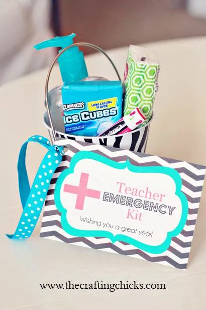 Teacher Emergency Kit & Free Printable - The Crafting Chicks