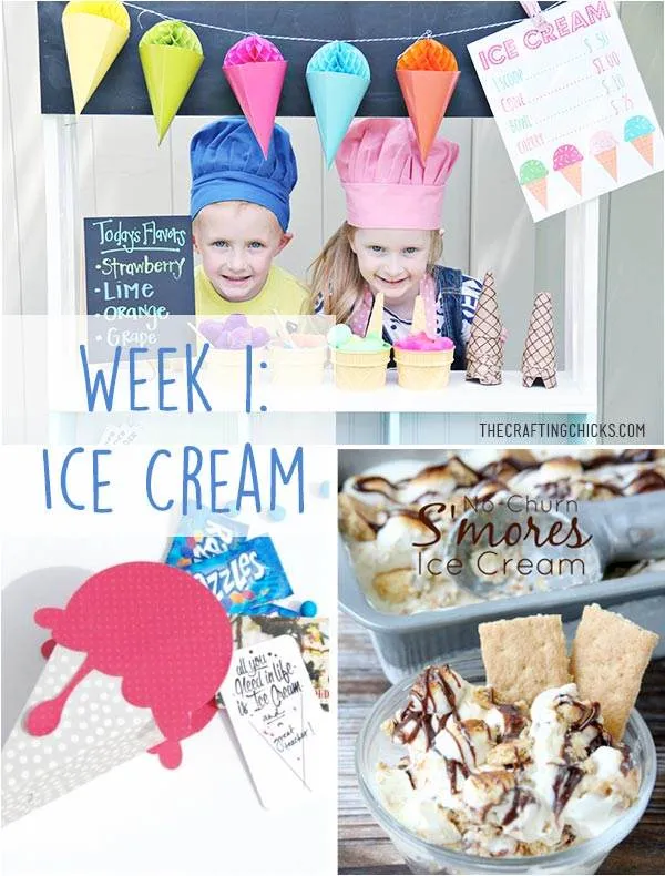 Ice Cream Week Recap - The Crafting Chicks