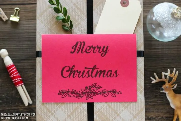 Free Merry Christmas Card Printable