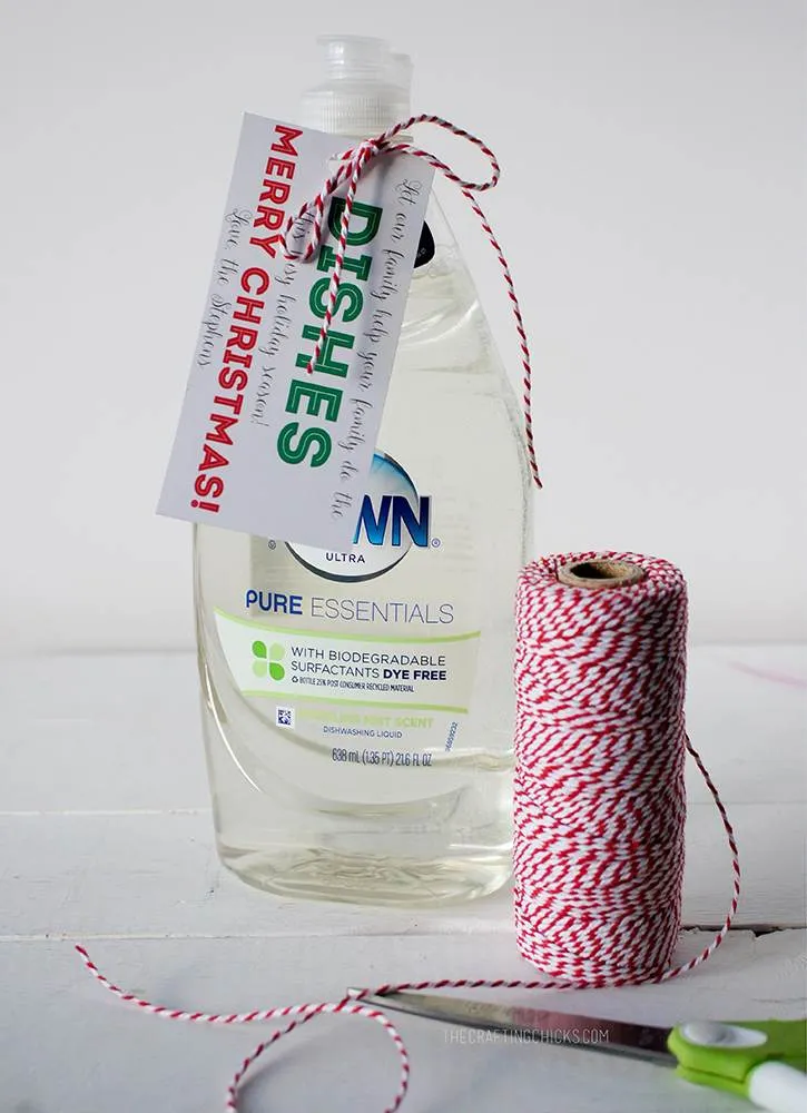 Neighbor Gift: Let Us Do The Dishes - The Crafting Chicks