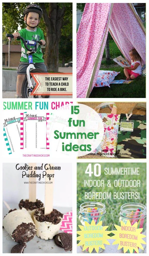 15 Fun Summer Ideas - The Crafting Chicks