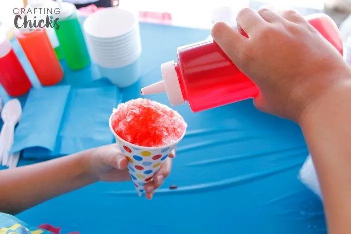 DIY Snow Cone Stand - The Crafting Chicks