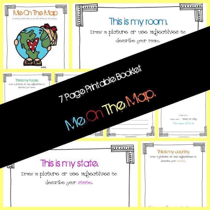 Me On The Map Activity Booklet - The Crafting Chicks