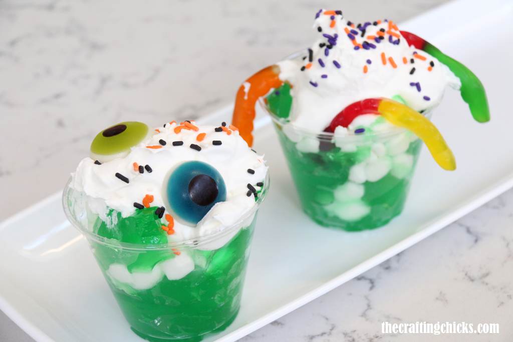 Spooky Green Jello - The Crafting Chicks