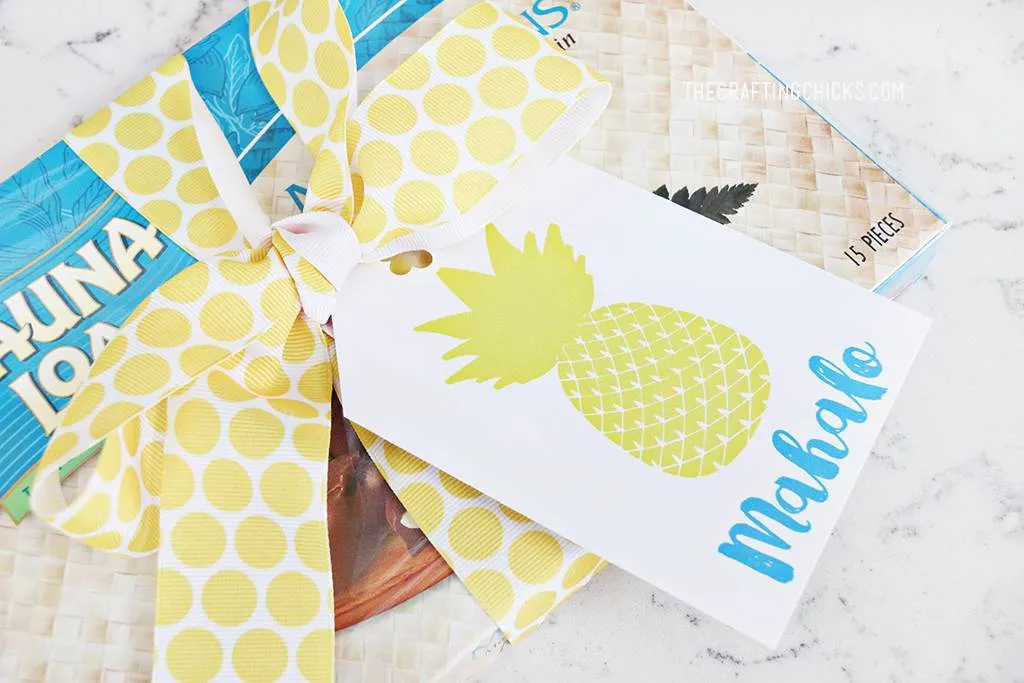 Pineapple Gift Tags - The Crafting Chicks