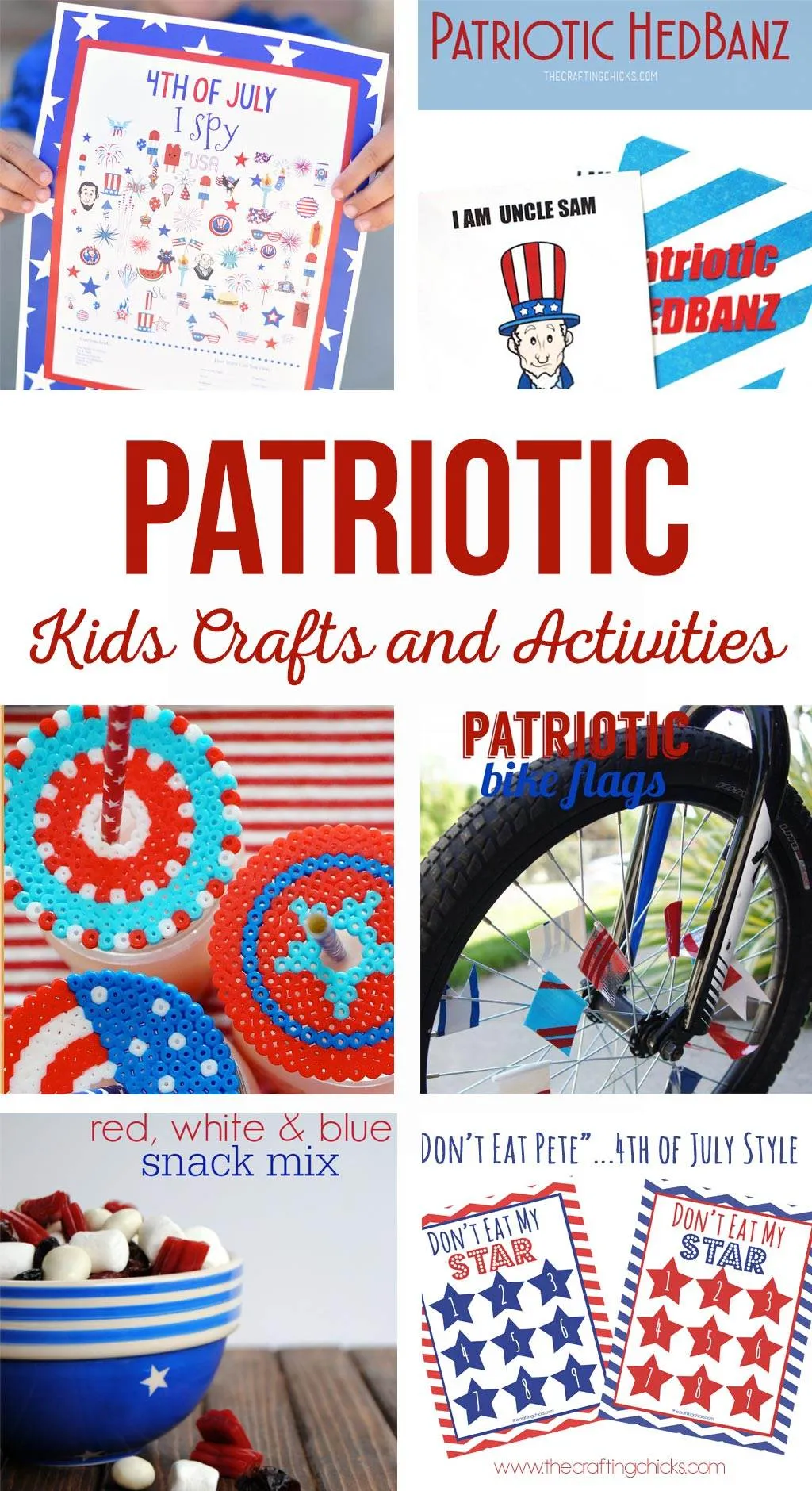 Patriotic Kids Crafts and Activities - The Crafting Chicks