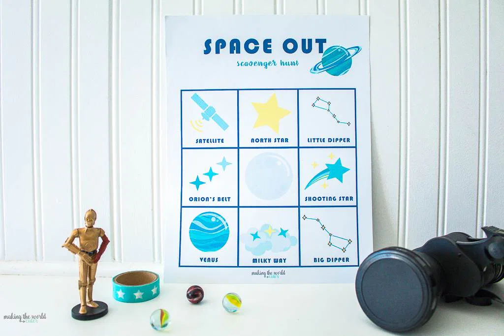 Space Scavenger Hunt - The Crafting Chicks