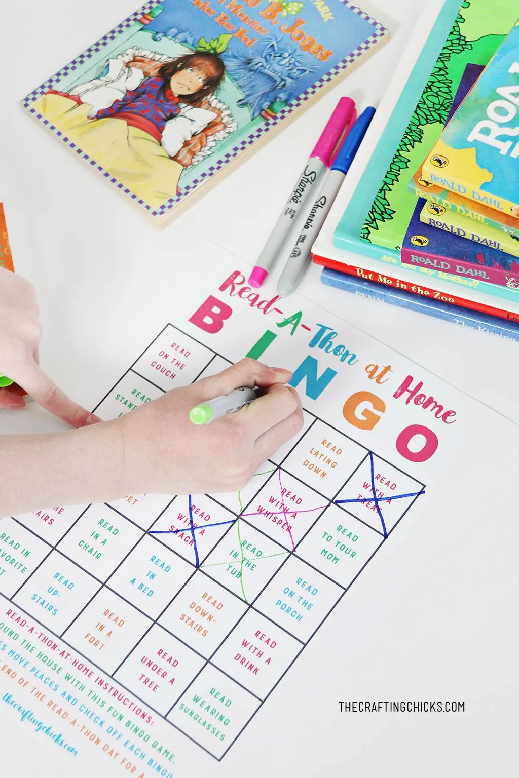 Read-A-Thon Bingo at Home - The Crafting Chicks