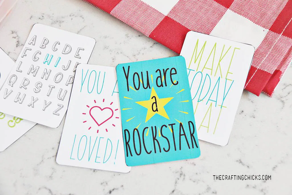Lunch Box Love Notes - The Crafting Chicks