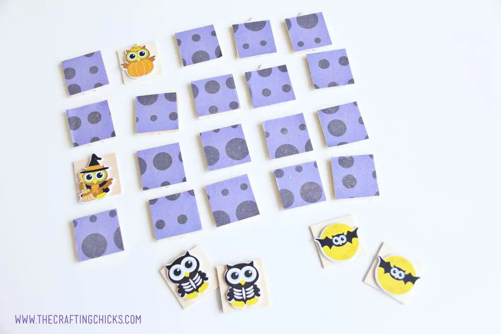 Halloween Owl Memory Game - The Crafting Chicks