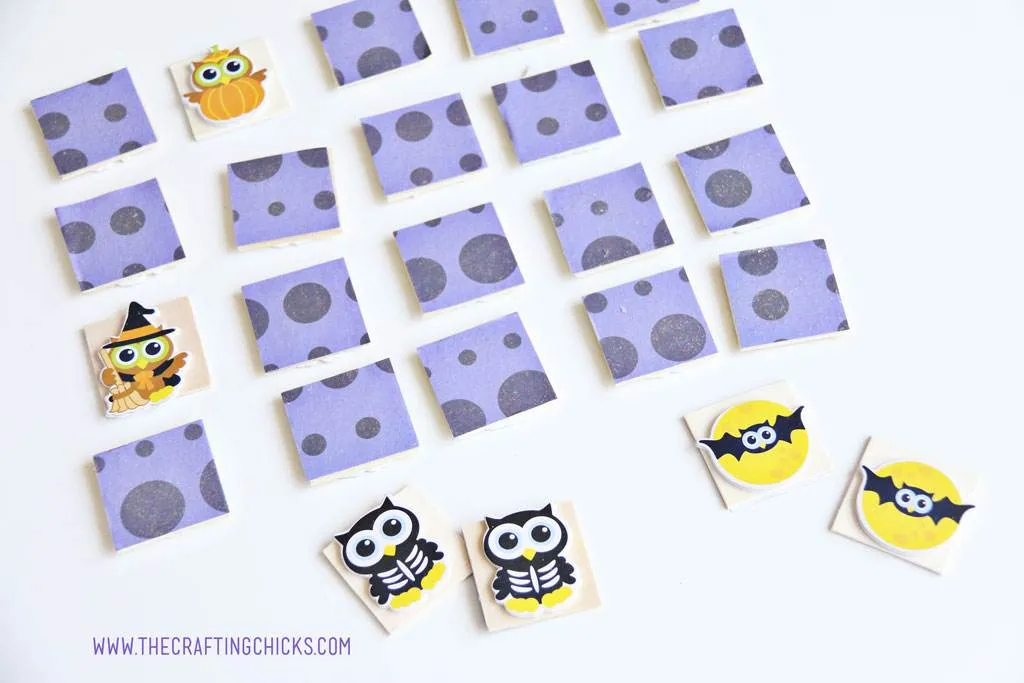 Halloween Owl Memory Game - The Crafting Chicks