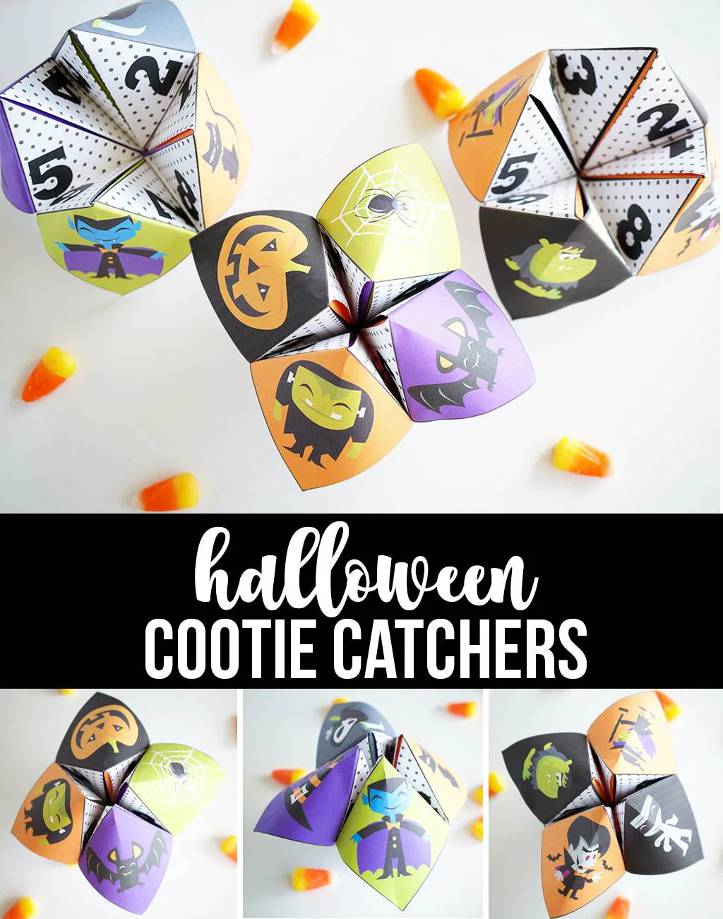 Hilarious Halloween Cootie Catchers - The Crafting Chicks