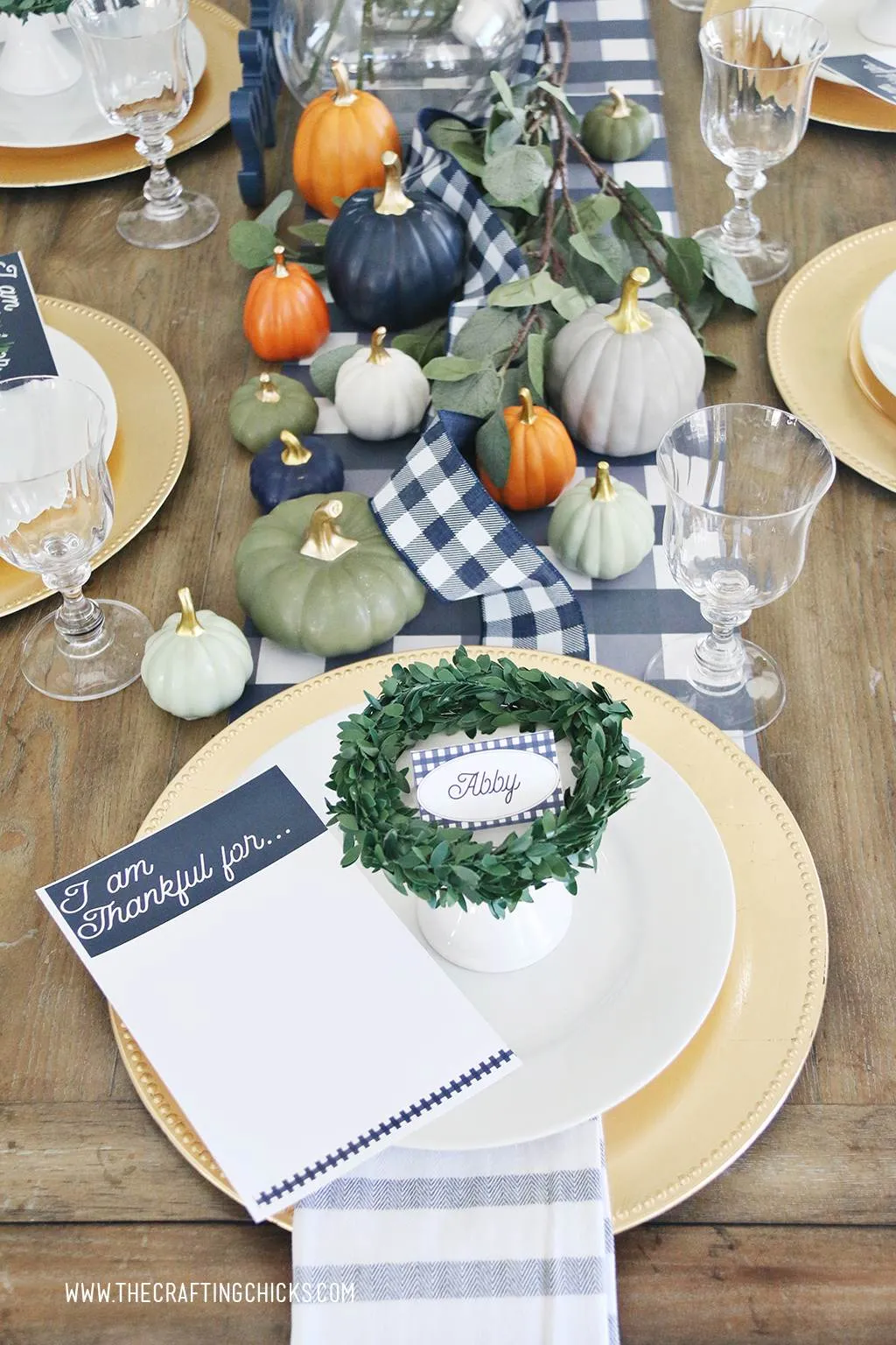 Thanksgiving Place Settings - The Crafting Chicks