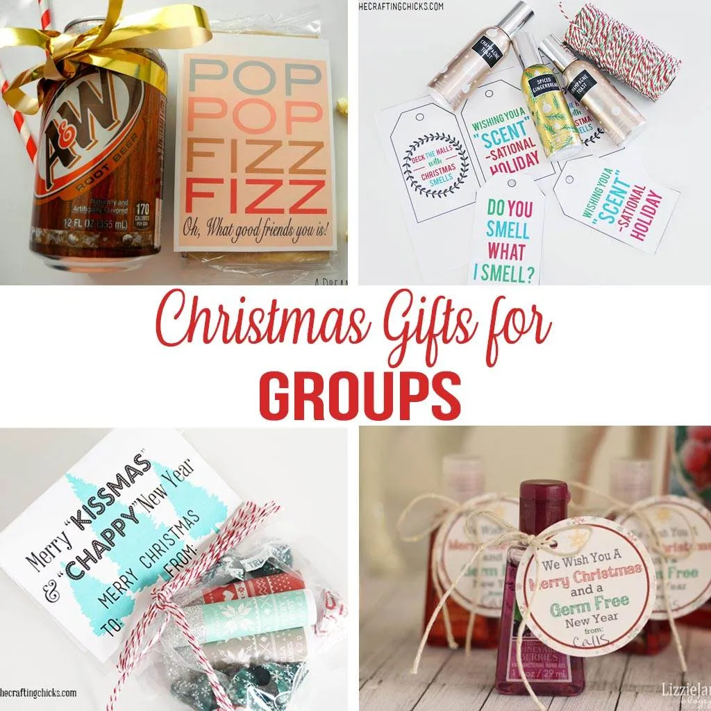 Christmas Gifts for Groups - The Crafting Chicks