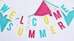 Welcome Summer Banner - The Crafting Chicks