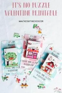 It's No Puzzle Valentines Printables - The Crafting Chicks