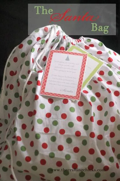 Santa Bag Tutorial - The Crafting Chicks
