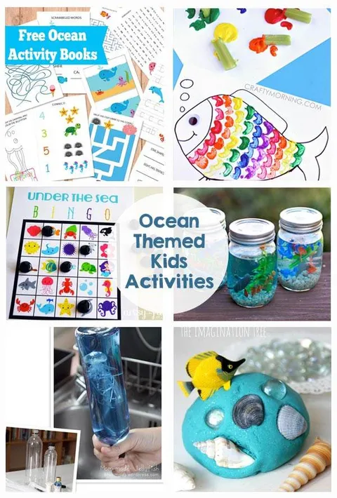 Ocean Themed Kids Activities - The Crafting Chicks