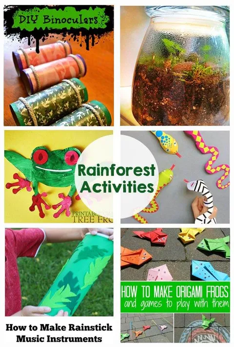 Rainforest Activities and Printables - The Crafting Chicks