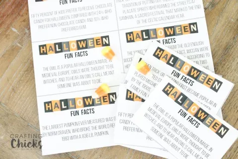 Halloween Fun Facts Lunchbox Printables - The Crafting Chicks