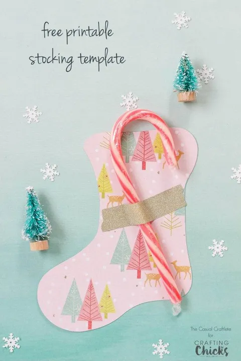 Free Printable Stocking Template