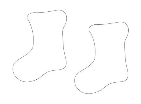 Free Printable Stocking Template