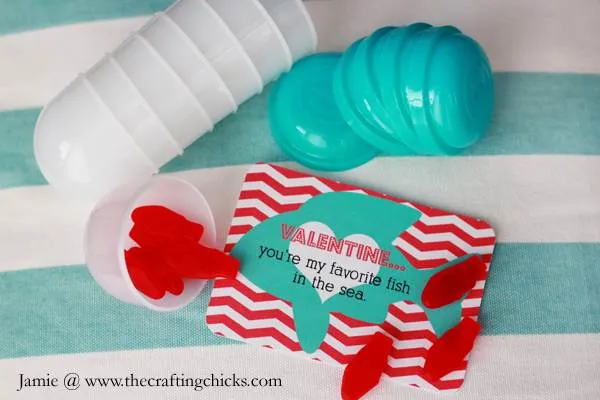 {Valentine...You're my favorite fish in the sea!} - The Crafting Chicks