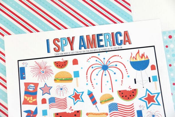 I Spy America Printable Game - The Crafting Chicks