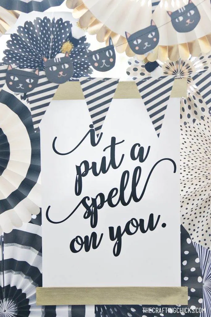 Witch Spell Sign Free Printable - The Crafting Chicks