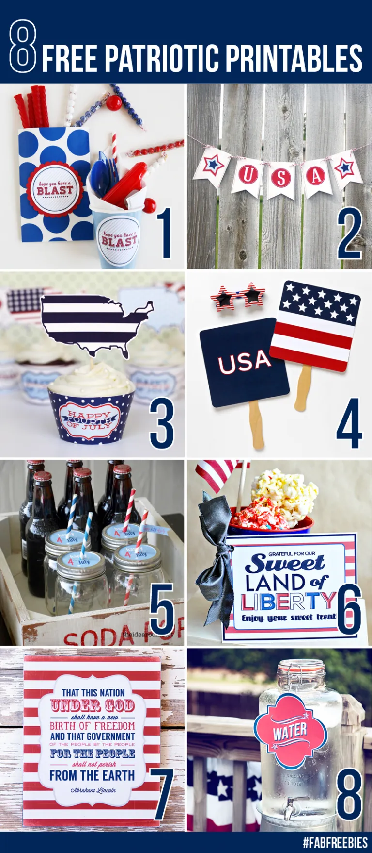 Independance Day Printables - The Crafting Chicks