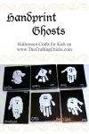 Ghostly Handprints - Halloween Kid Craft - The Crafting Chicks