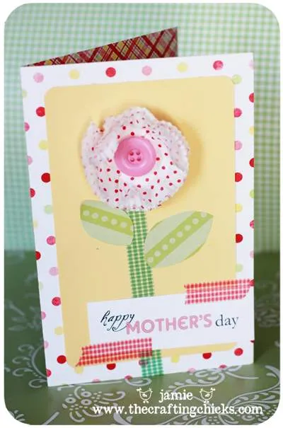 Mother's Day Card & Kid Craft - The Crafting Chicks