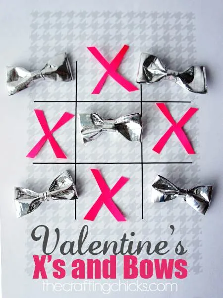 Valentine's Tic Tac Bow - The Crafting Chicks
