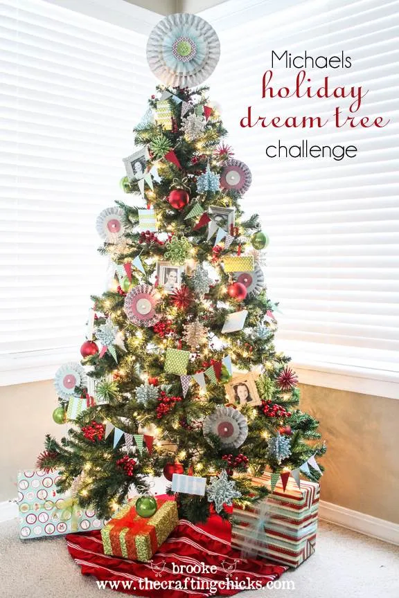 Michaels Holiday Dream Tree Challenge REVEAL! - The Crafting Chicks