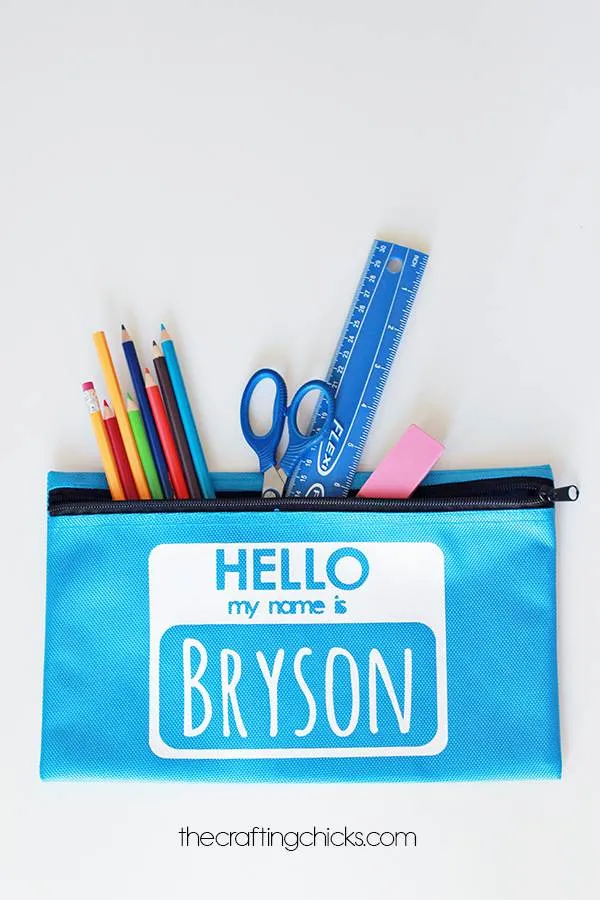 Personalized Pencil Bags for Back to School