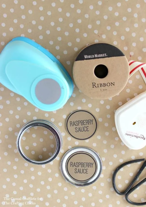 Raspberry Sauce DIY Gift - The Crafting Chicks