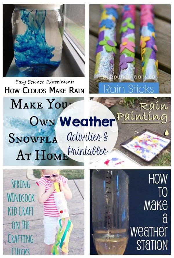 Weather - Activities and Printables - The Crafting Chicks
