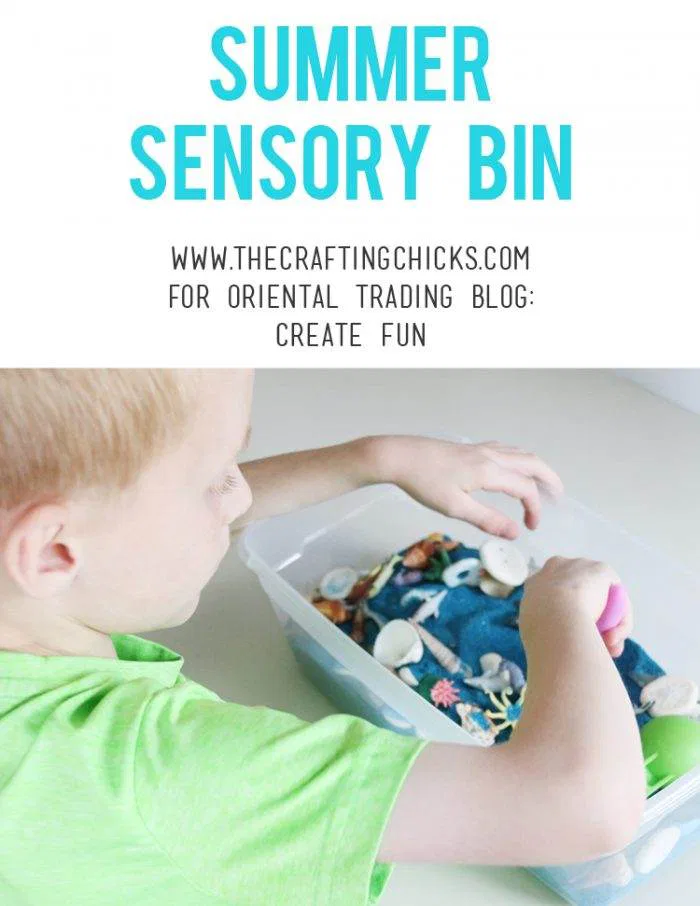 Summer Sensory Bin - The Crafting Chicks
