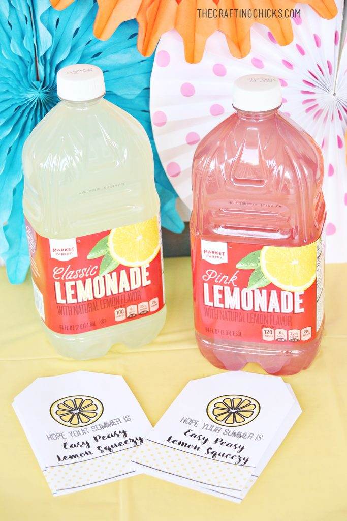 Lemon Gift Tag for Summer - The Crafting Chicks