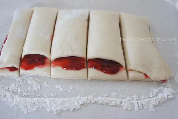 Raspberry Twists with Cream Cheese Frosting - The Crafting Chicks