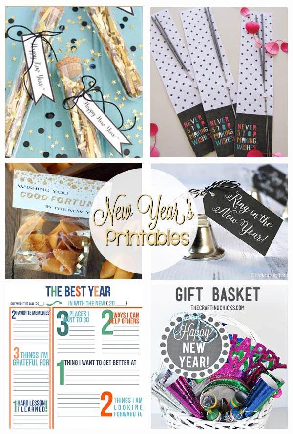 New Year's Eve Printables - The Crafting Chicks