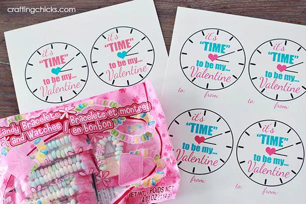 It's Time to Be My Valentine *Free Printable Valentine - The Crafting ...