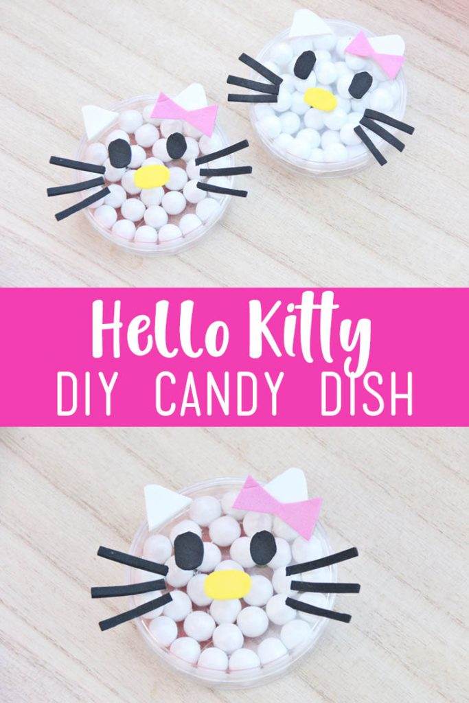 Hello Kitty DIY Candy Dish - The Crafting Chicks
