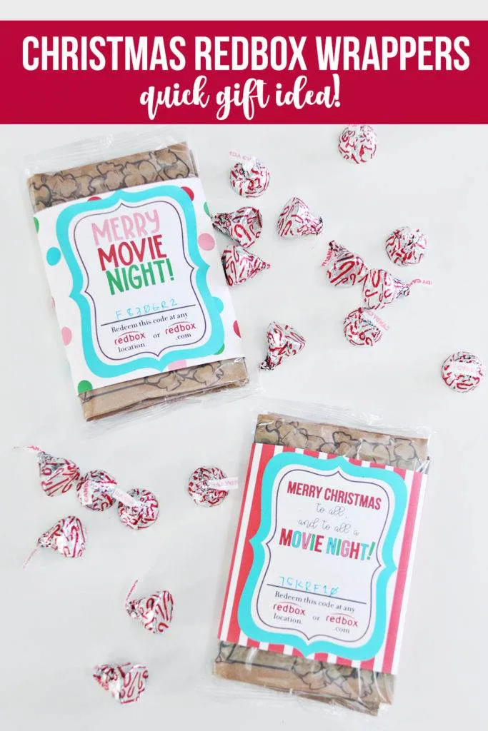 Christmas Redbox Wrappers - The Crafting Chicks