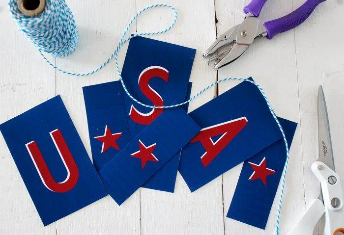 Paper Lantern Kid's Craft 4th of July Style - The Crafting Chicks