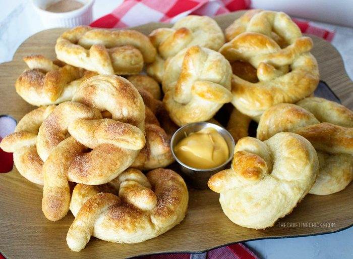 Soft Pretzel Recipe - The Crafting Chicks