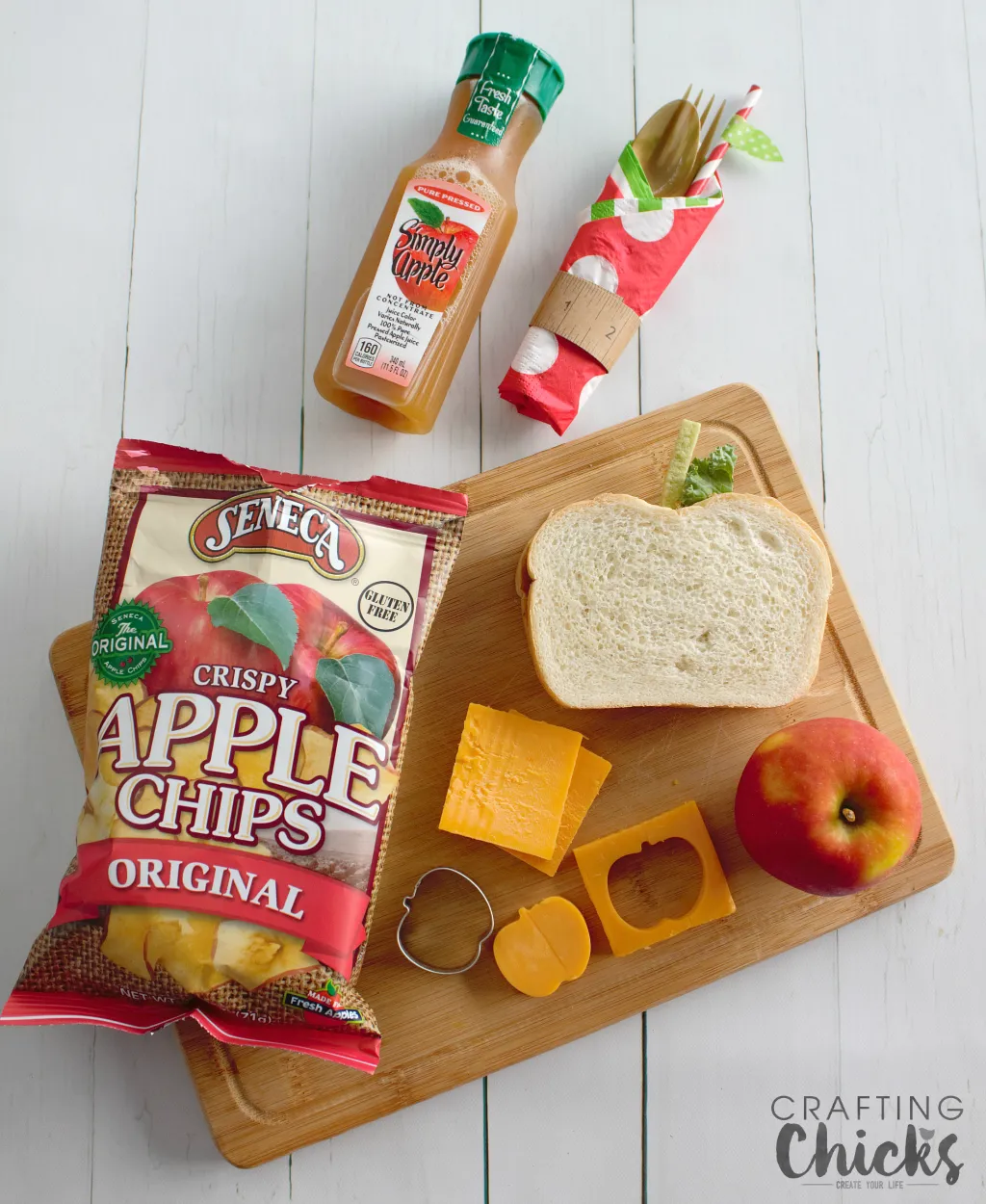 Apple Themed Lunch for Back to School