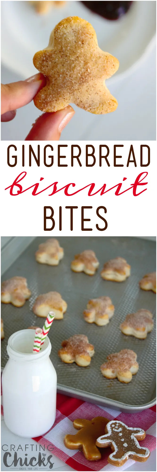 Gingerbread Biscuit Bites - A Holiday Breakfast Recipe!